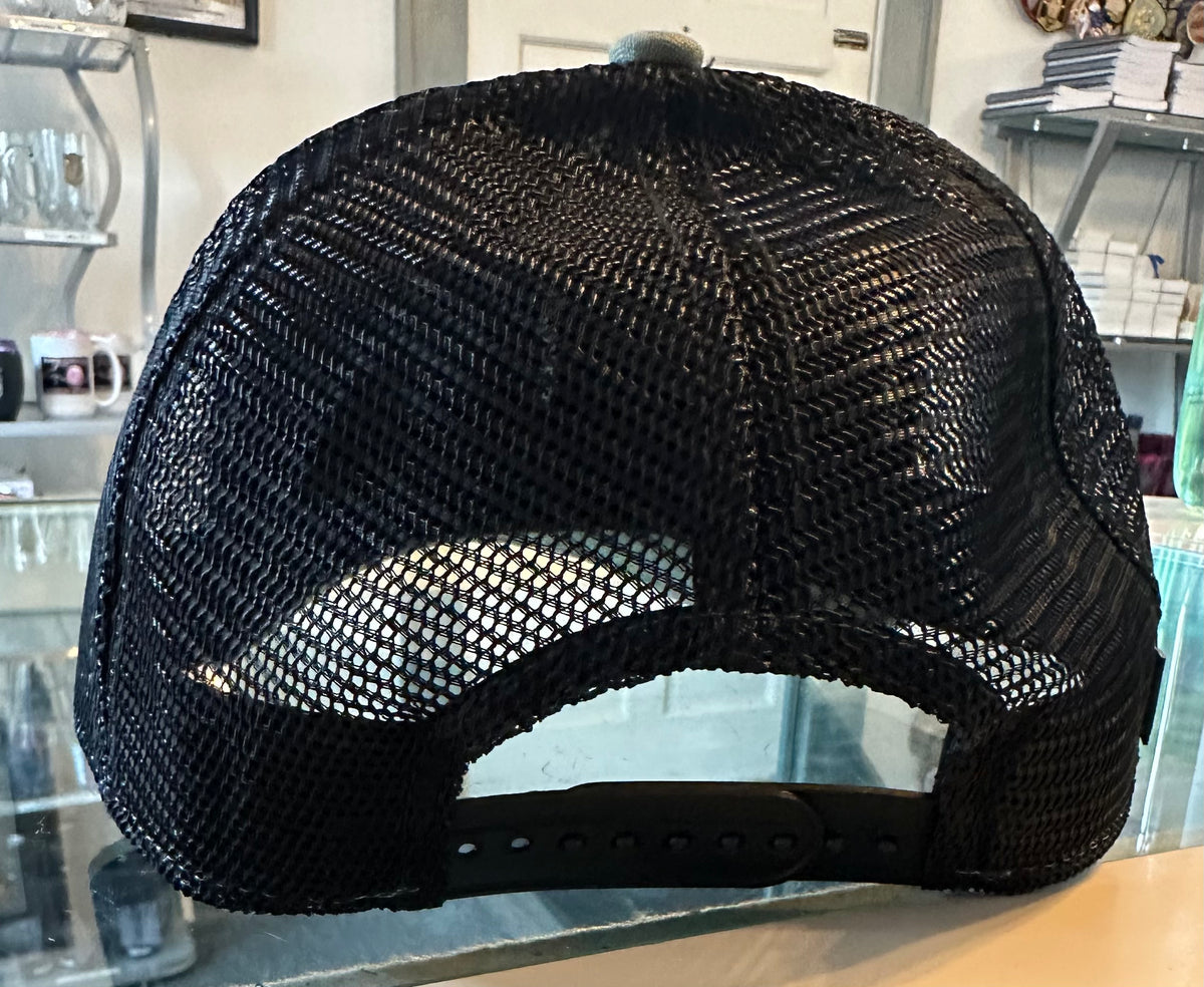 Legacy Lo-Pro Snapback Hat Leather Seal Patch (Green/Black Mesh) – NC ...