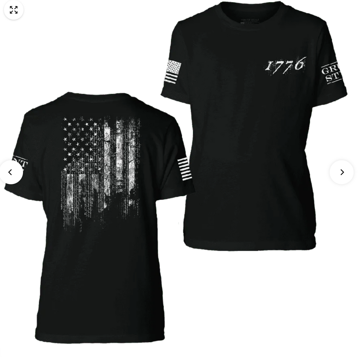GRUNT STYLE - Youth 1776 Flag T-shirt – NC Troopers Association